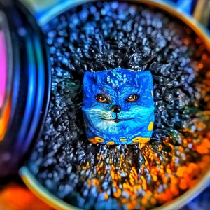 Moon Fox Artisan Keycap by Moon Factory - Etsy