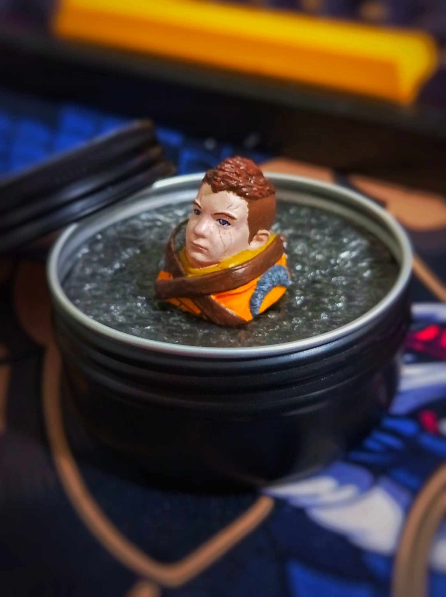 Kratos/atreus (god of War) Artisan Keycap - Etsy