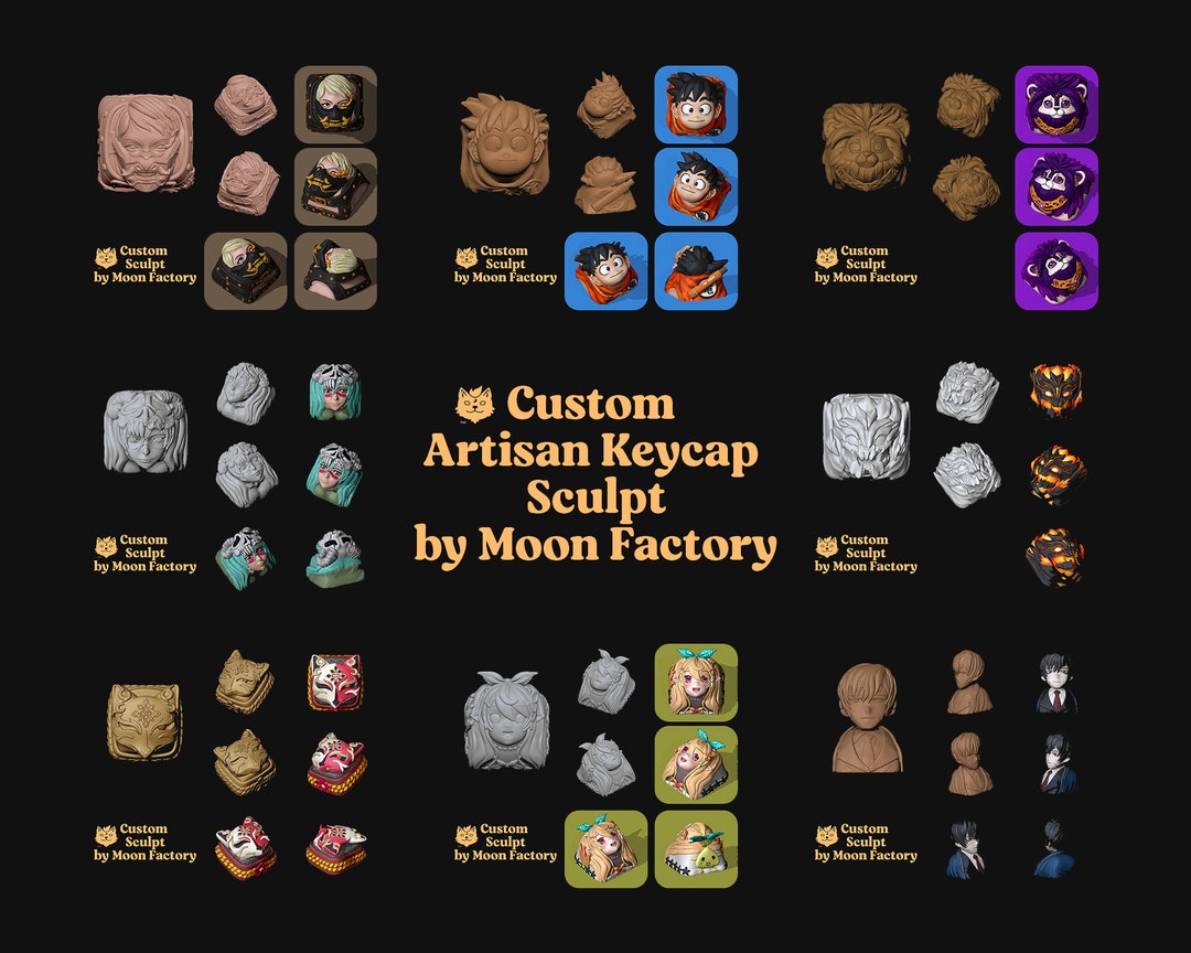 Custom Keycap Sculpt by Moon Factory (digital Product) - Etsy