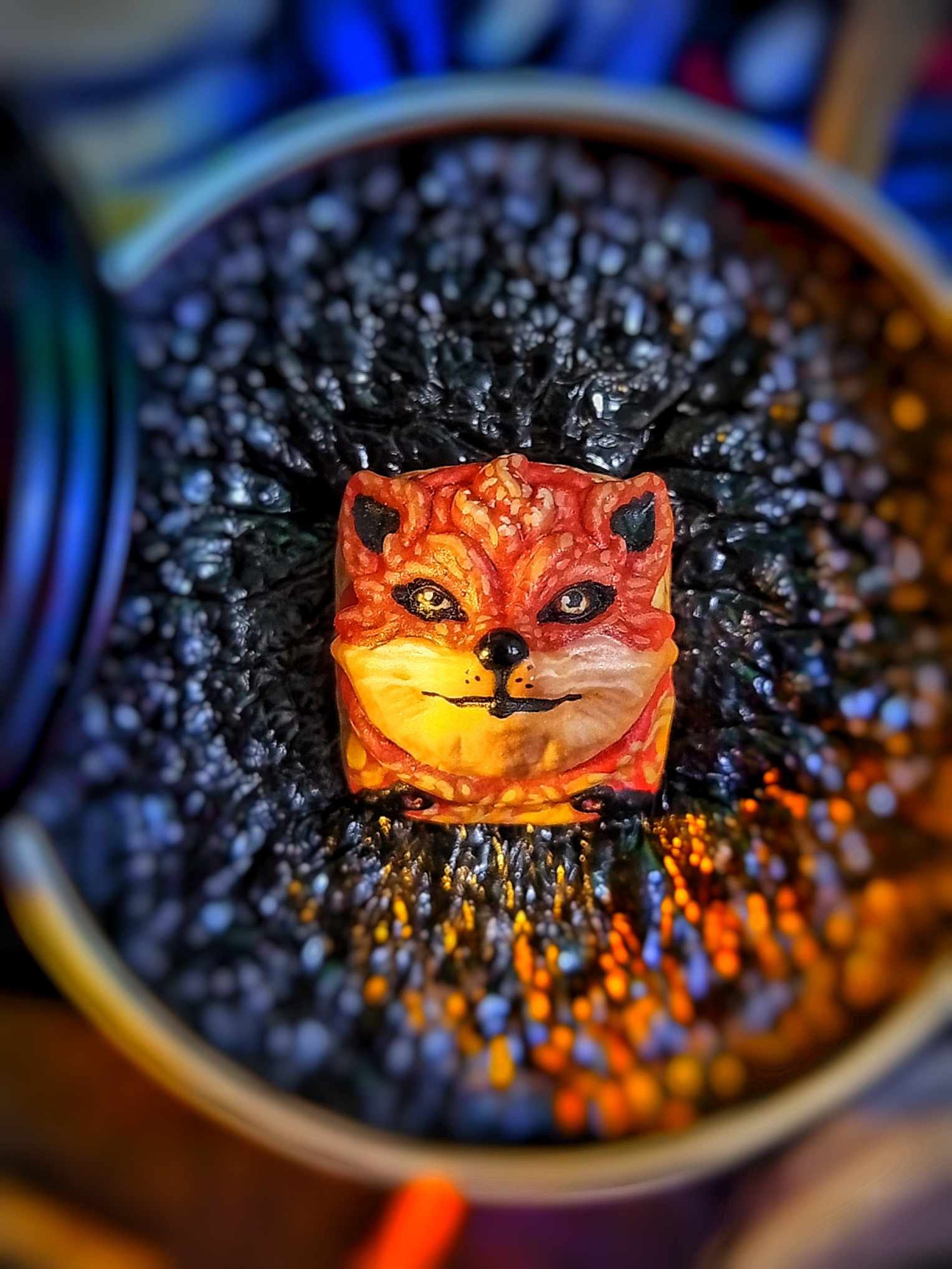 Moon Fox Artisan Keycap by Moon Factory - Etsy
