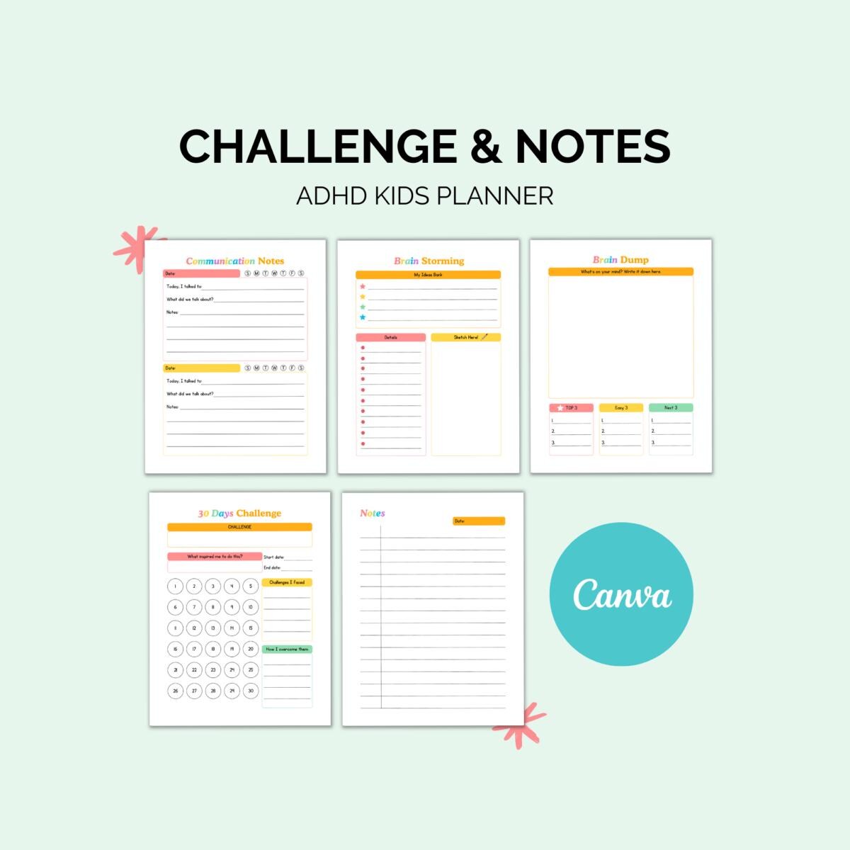 Adhd Kids Planner: Empowering Routines for Focused Minds - Etsy