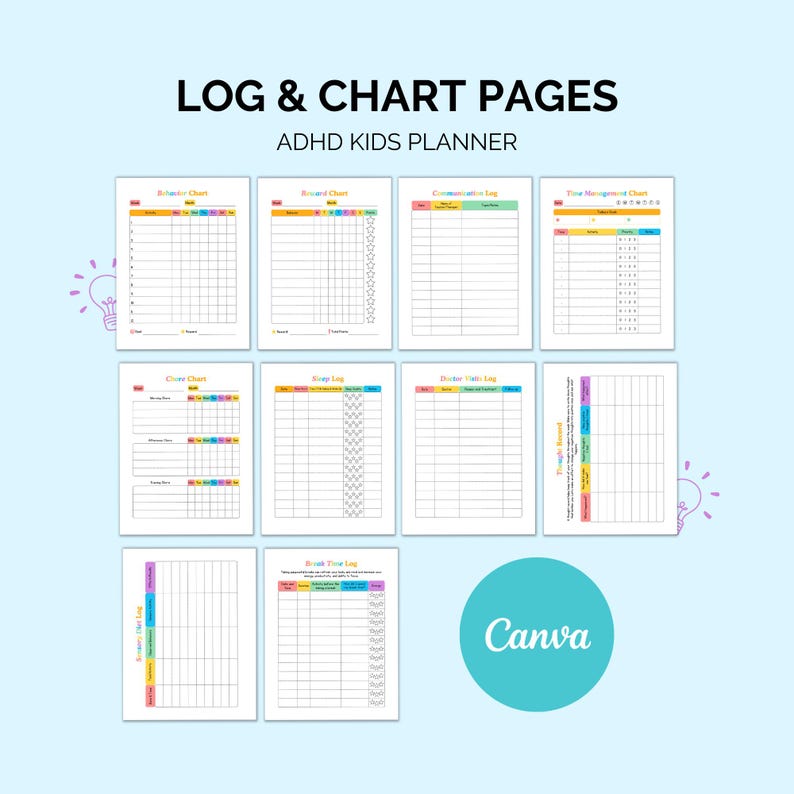 Adhd Kids Planner: Empowering Routines for Focused Minds - Etsy