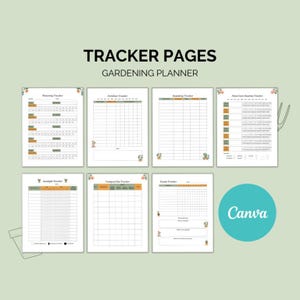 Gardening Planner Printable | Garden & Plant Tracker - Etsy