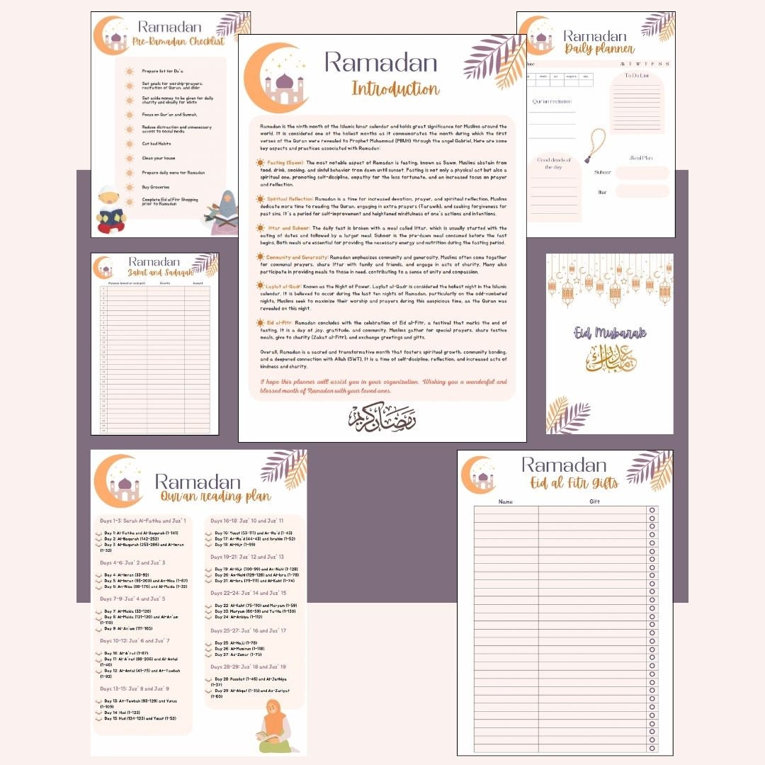 Complete Ramadan Planner 2024 Muslim Journal 2024 Organization and ...