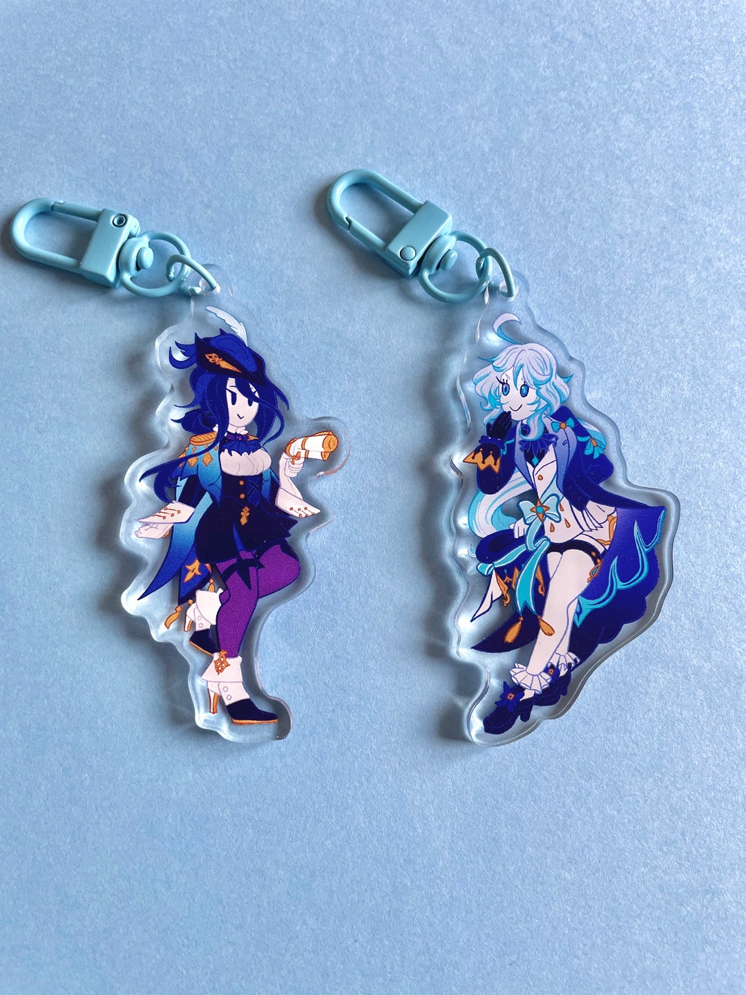 Genshin Impact Fountain Keychains - Etsy