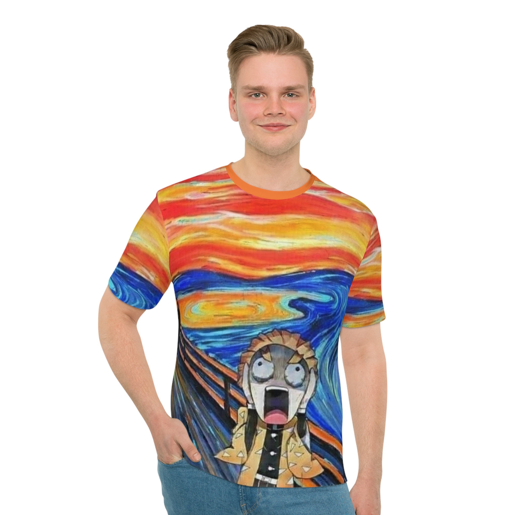 Demon Slayer the Scream Painting Zenitsu - Etsy