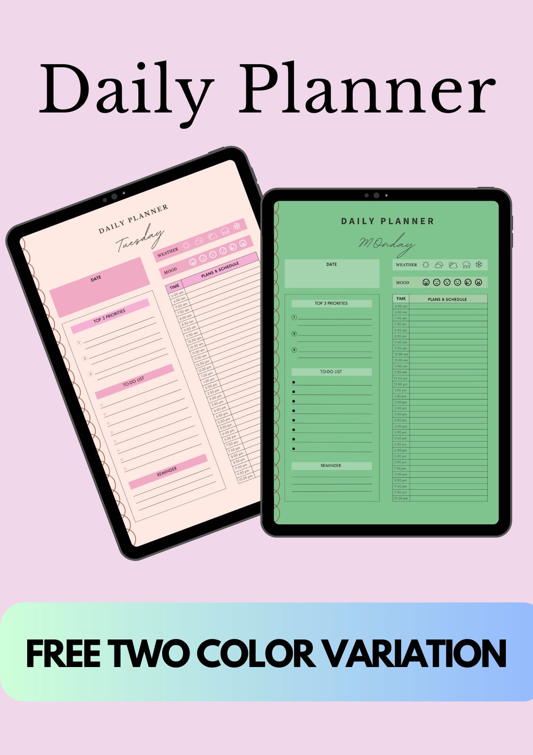 2024 Digital Planner PORTRAIT | Digital Planner, Goodnotes Planner ...