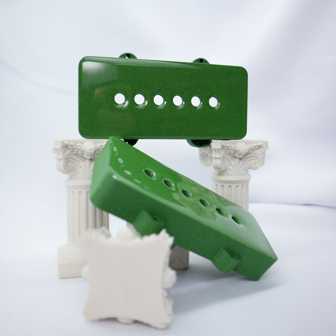 JAZZMASTER CUSTOM Pickup Cover Carbon Fiber Matcha Green pair - Etsy