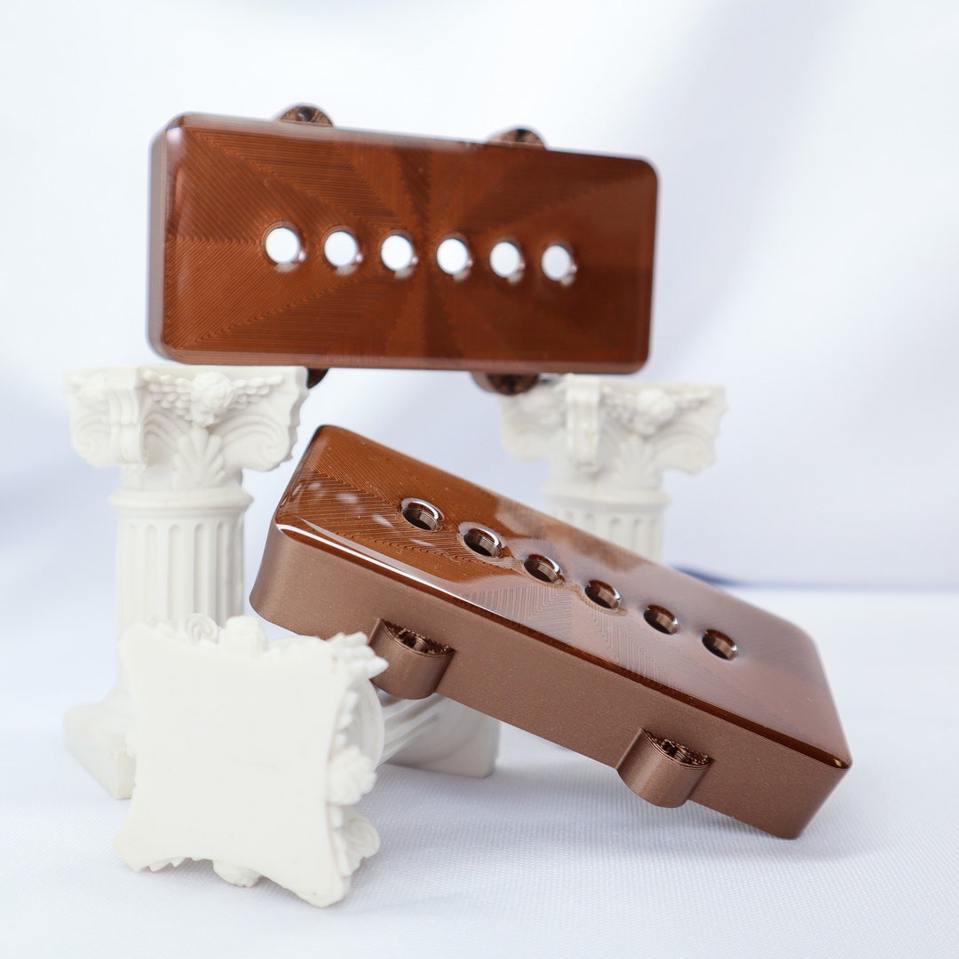 JAZZMASTER CUSTOM PICKUP Cover Copper Brown Metallic pair - Etsy