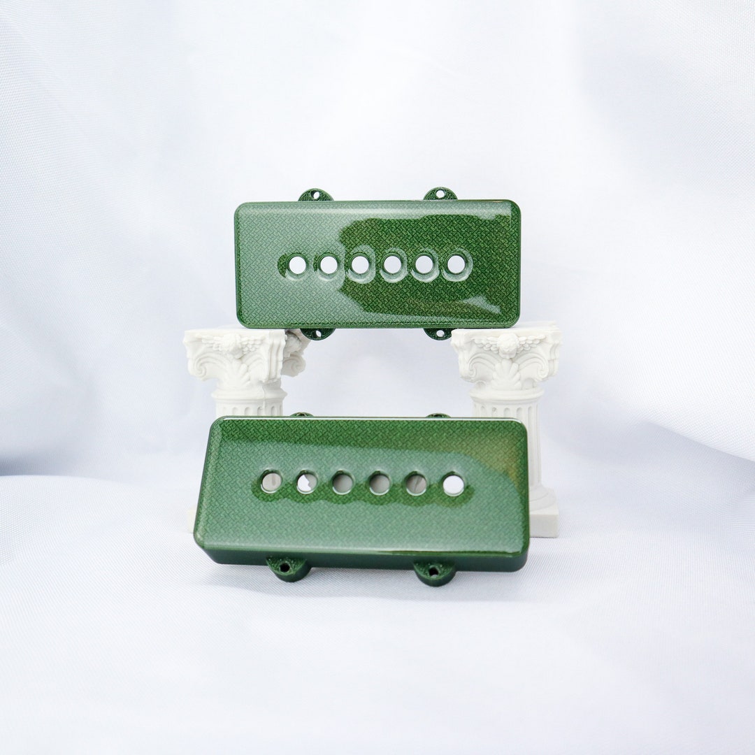 JAZZMASTER CUSTOM MADE Pickup Cover Ghost of Raul Green Sparkle pair - Etsy