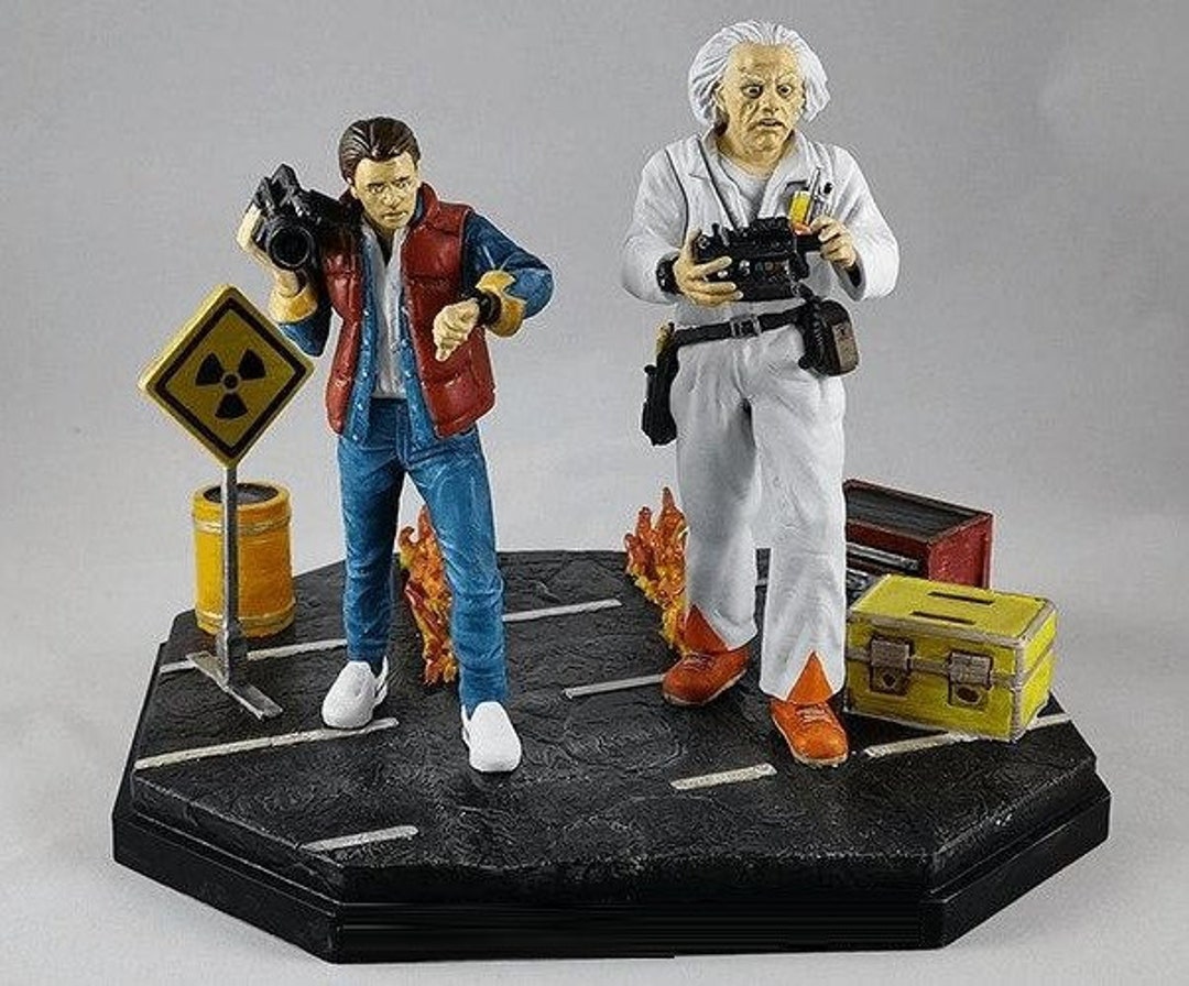 Back to the Future Diorama 3D Figure STL 3D Model 3D Printable File 3D ...