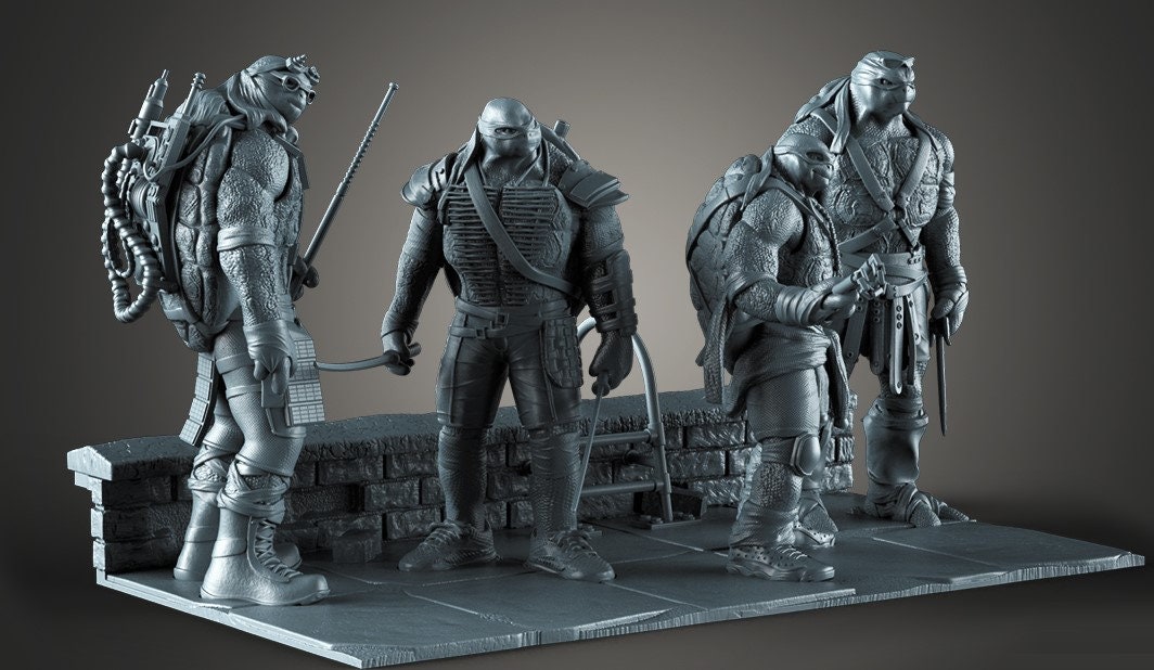 Diorama All Set 3D Figure STL Diorama 3D Model 3D Printable File 3D ...