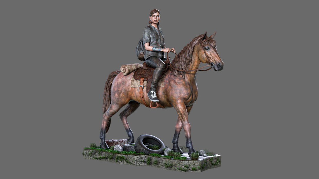 Ellie TLOU2 3D Figure STL 3D Model 3D Printable File 3D Printing Model ...