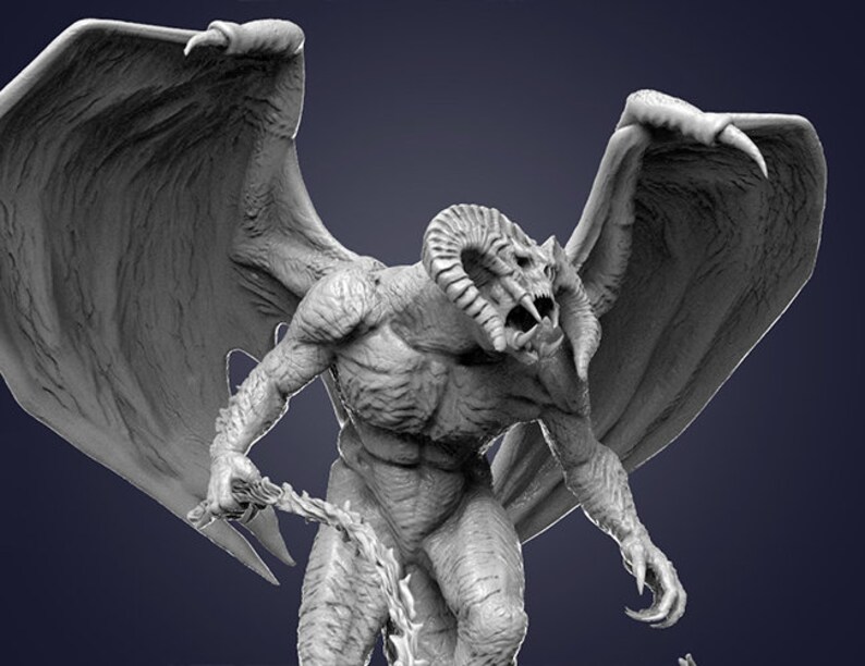 Lotr Balrog Vs Gandalf Diorama 3D Figure STL 3D Model 3D Printable File ...