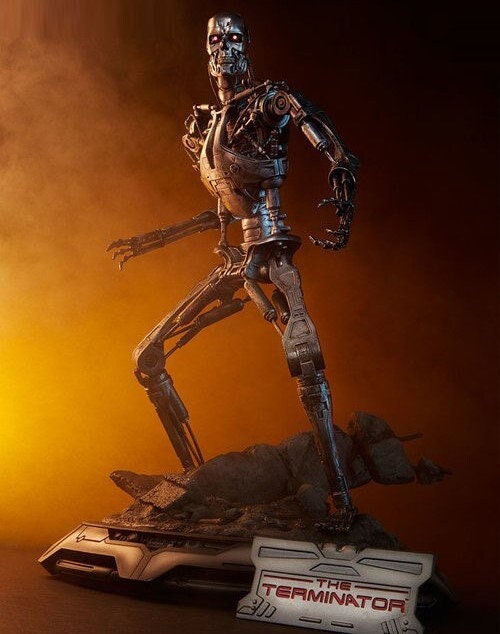 Terminator T-800 3D Figure STL 3D Model 3D Printable File 3D Printing ...