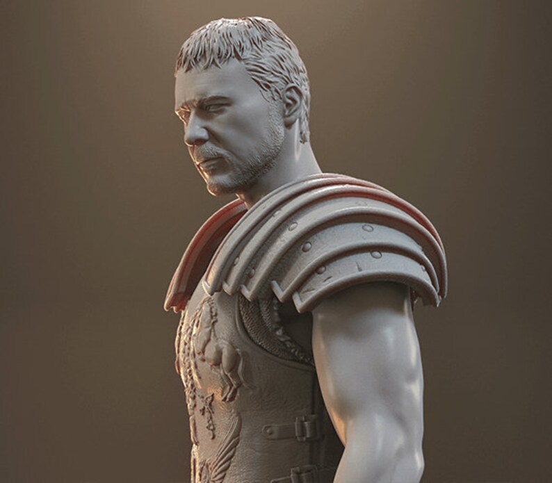 Gladiator Maximus 3D Figure STL 3D Model 3D Printable File 3D Printing ...