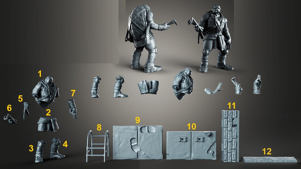 Diorama All Set 3D Figure STL Diorama 3D Model 3D Printable File 3D ...
