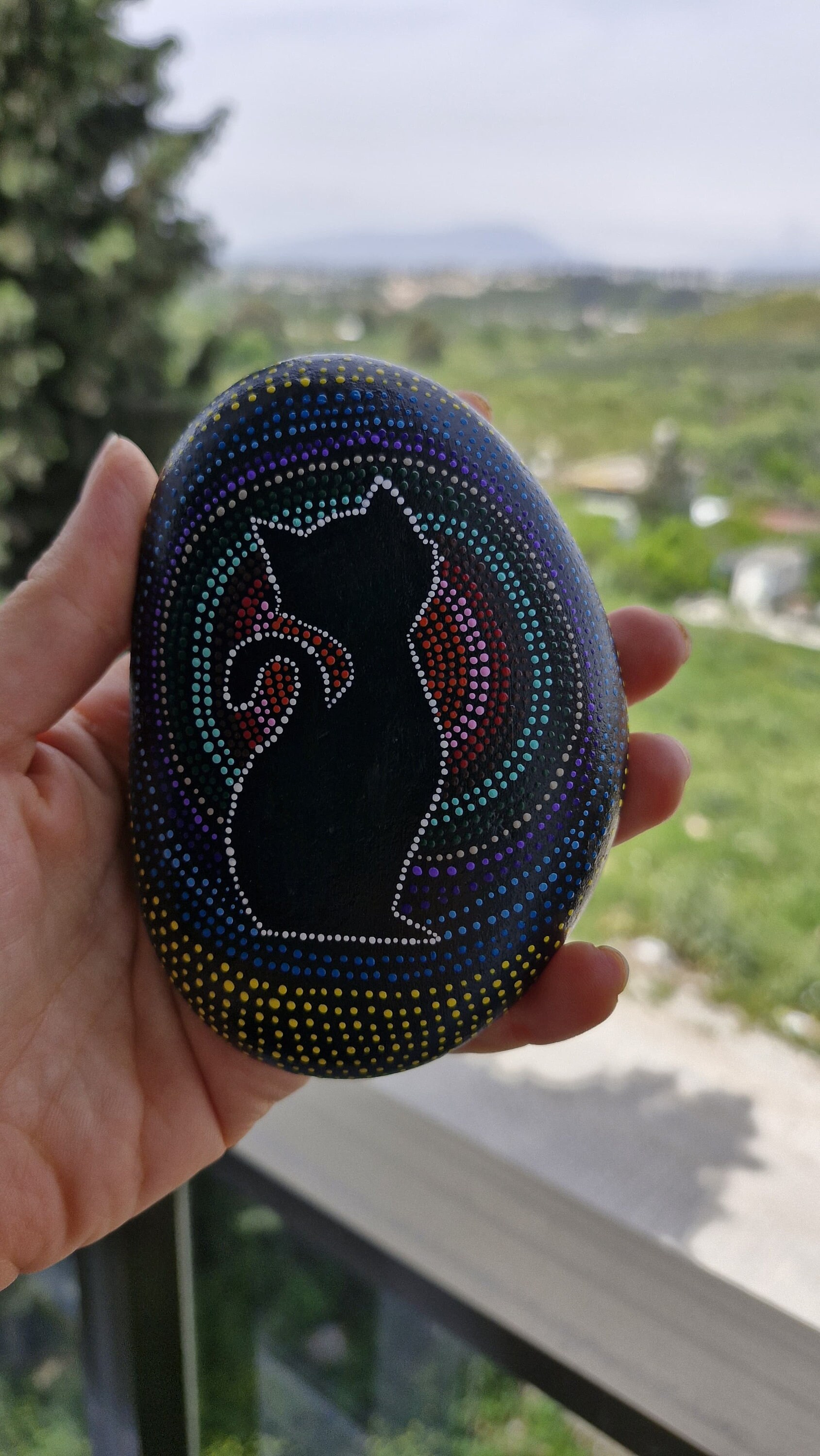 Cat Gift, Hand Painted Stones, Stone Art, Painted Rock, Pebble, Home ...