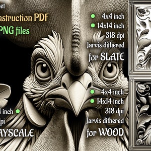 Rooster 3D Illusion PNG Laser File, Rooster PNG, Easter PNG, Chicken ...