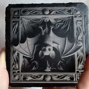 Bat Hanging 3D Illusion PNG Laser File, Bat 3D PNG, Halloween 3D PNG ...