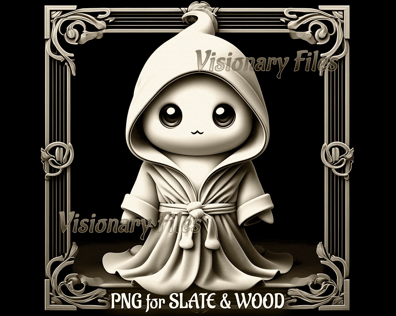 Ghost 3D Illusion PNG Laser File, Halloween 3D PNG Bundle, Ghost 3D ...