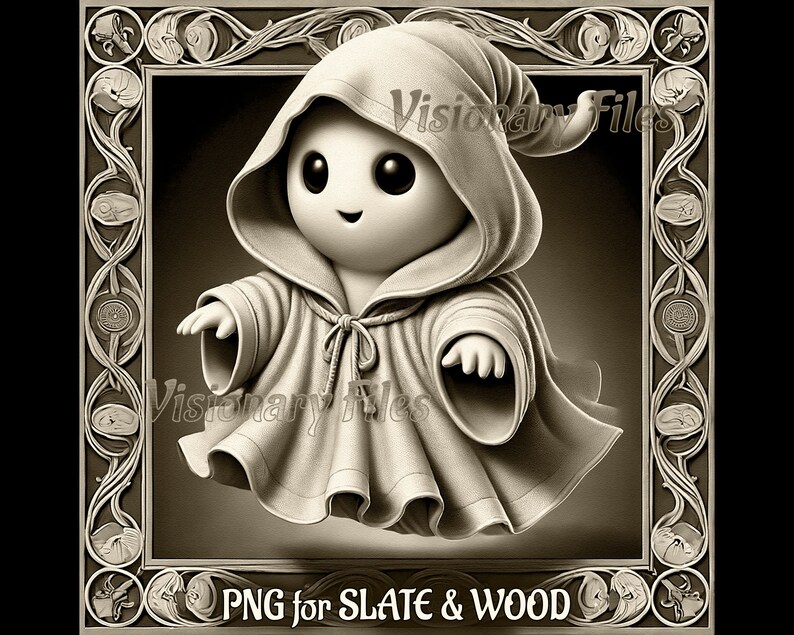 Ghost 3D Illusion PNG Laser File, Halloween 3D PNG Bundle, Ghost 3D ...