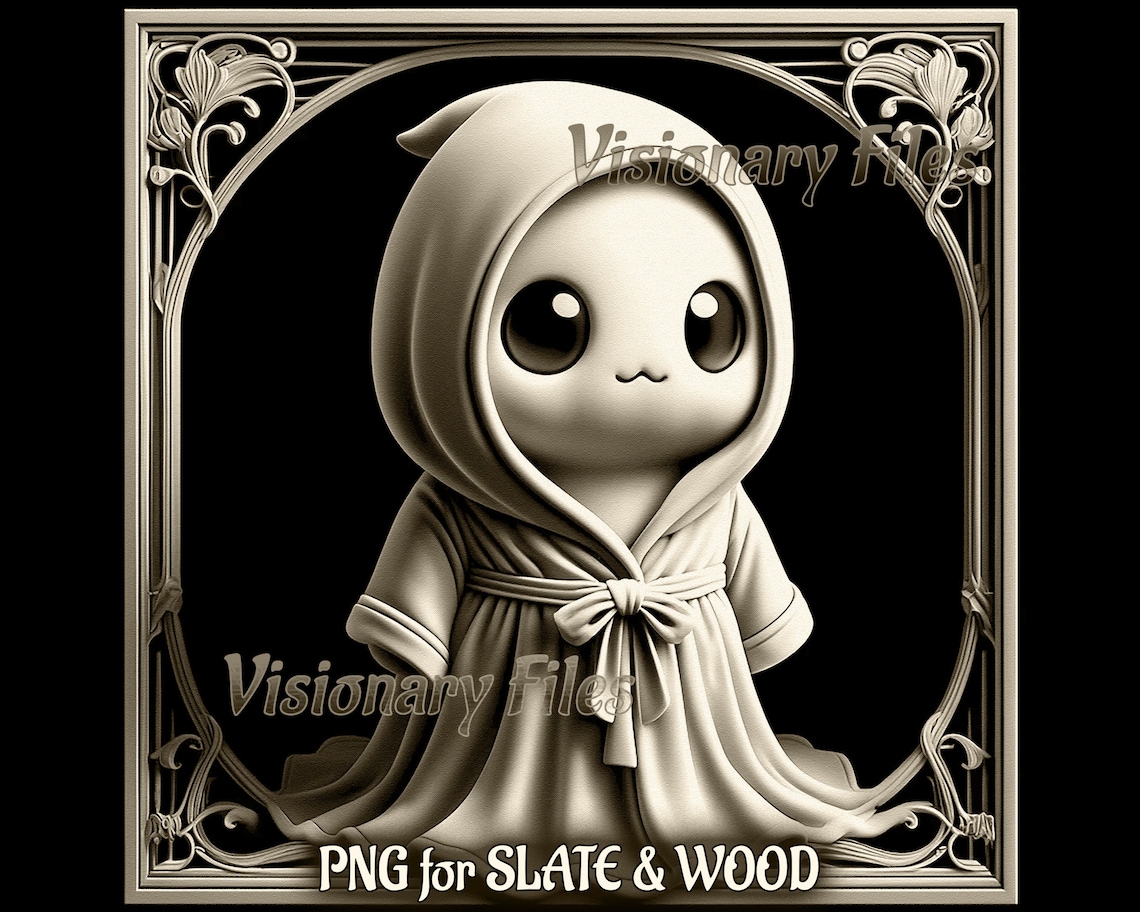 Ghost 3D Illusion PNG Laser File, Halloween 3D PNG Bundle, Ghost 3D ...