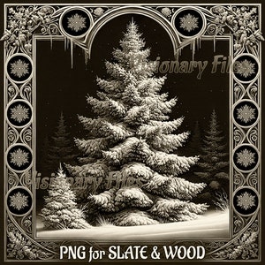 Winter Landscape 3D Illusion PNG Laser File, Winter 3D PNG Bundle ...