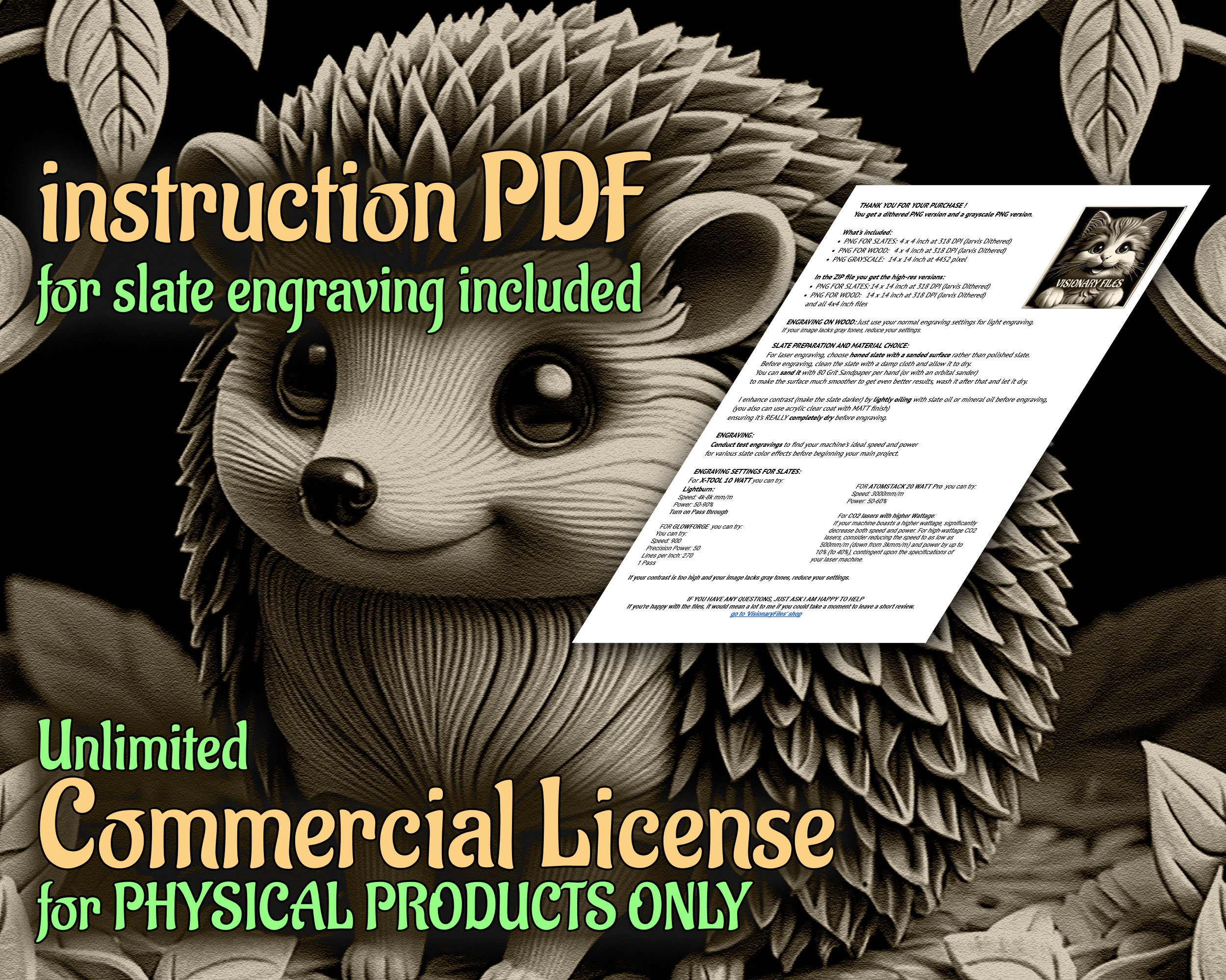 Hedgehog 3D Illusion PNG Laser File, Hedgehog PNG, Hedgehog Slate ...