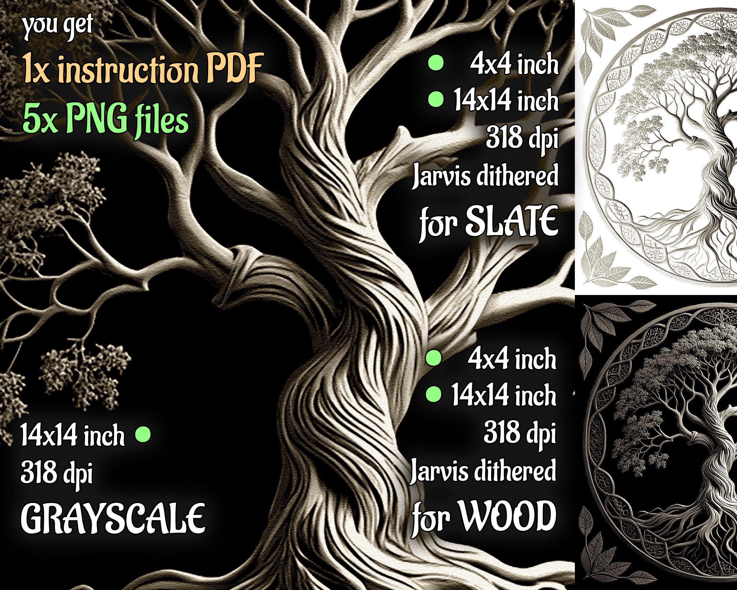 Tree of Life 3D Illusion PNG Laser File, Tree of Life Laser Ready 3d ...