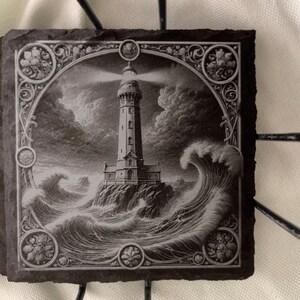 Lighthouse 3D Illusion Laser Engrave File, Lighthouse Laser Engrave ...