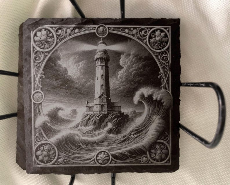 Lighthouse 3D Illusion Laser Engrave File, Lighthouse Laser Engrave ...