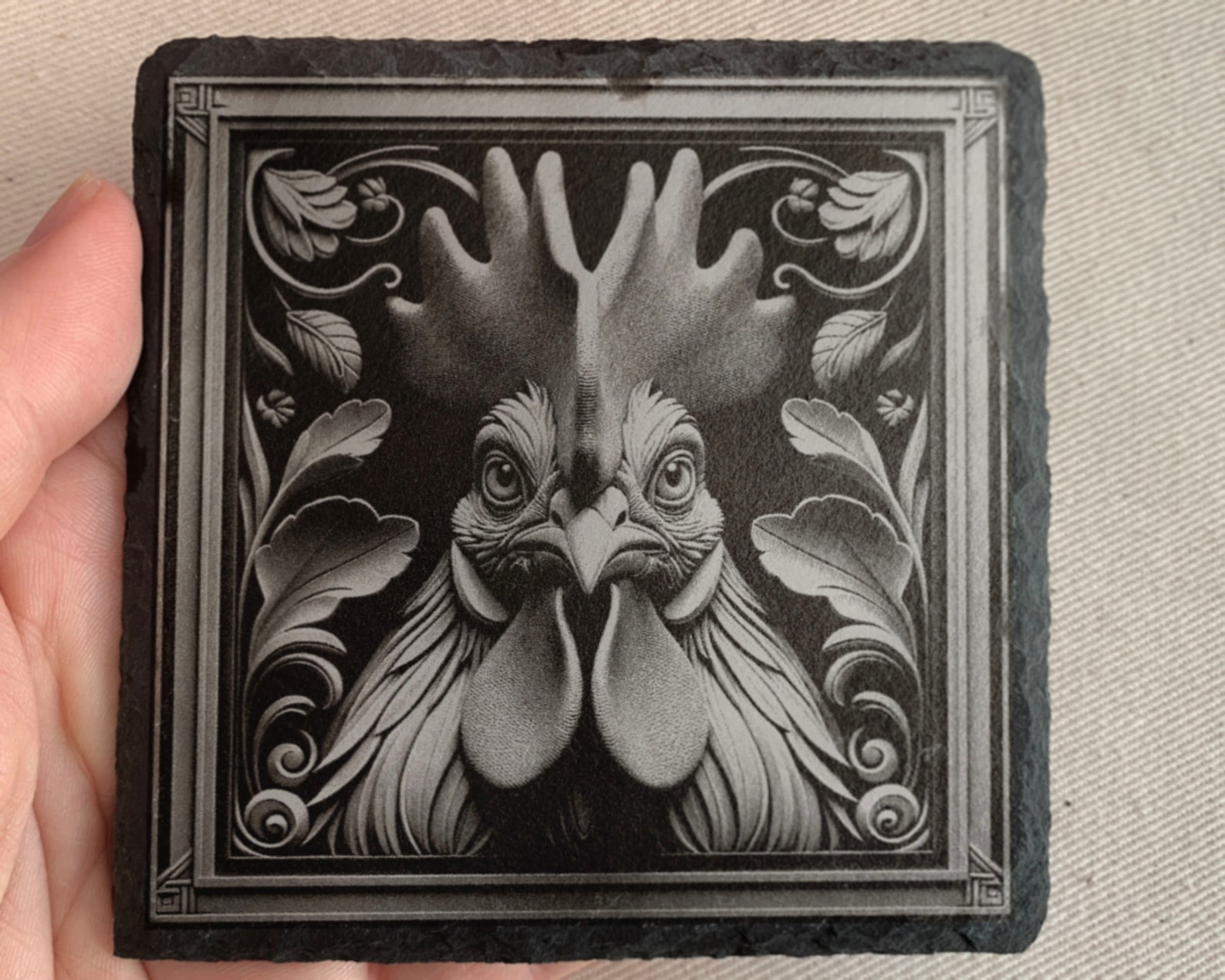 Rooster 3D Illusion PNG Laser File, Rooster PNG, Easter PNG, Chicken ...