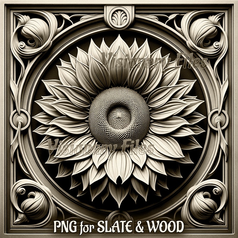 Sunflower Slate - Etsy