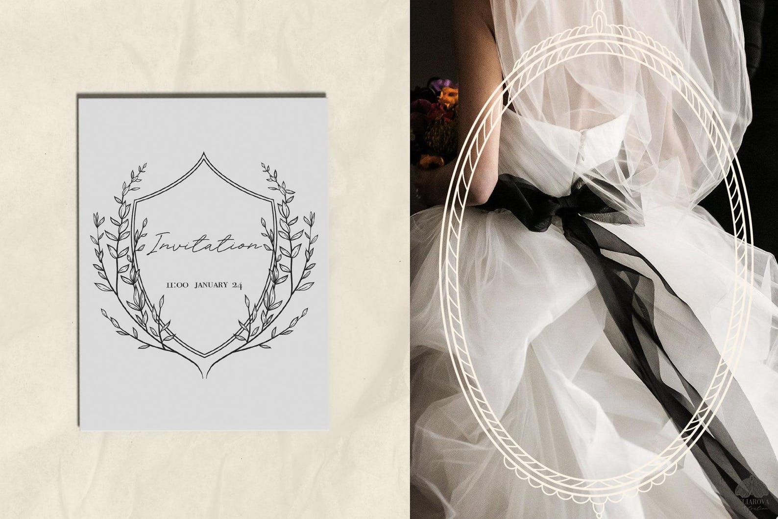 Vintage Crest Frames Svg Bundle Ribbon Svg Quirky Frame Curly Floral ...