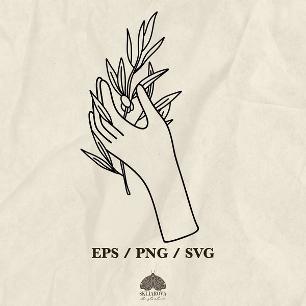Female Hand Svg - Etsy