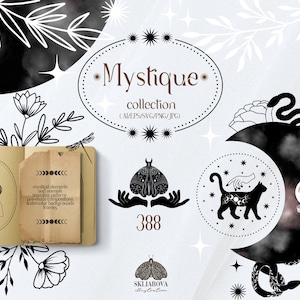 Mystical Svg Bundle Celestial Moth Svg Boho Moon Mystic Tarot Signs ...