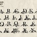 Mountain Alphabet SVG Bundle: Nature Monogram Letters (+ PNG, EPS) - Etsy