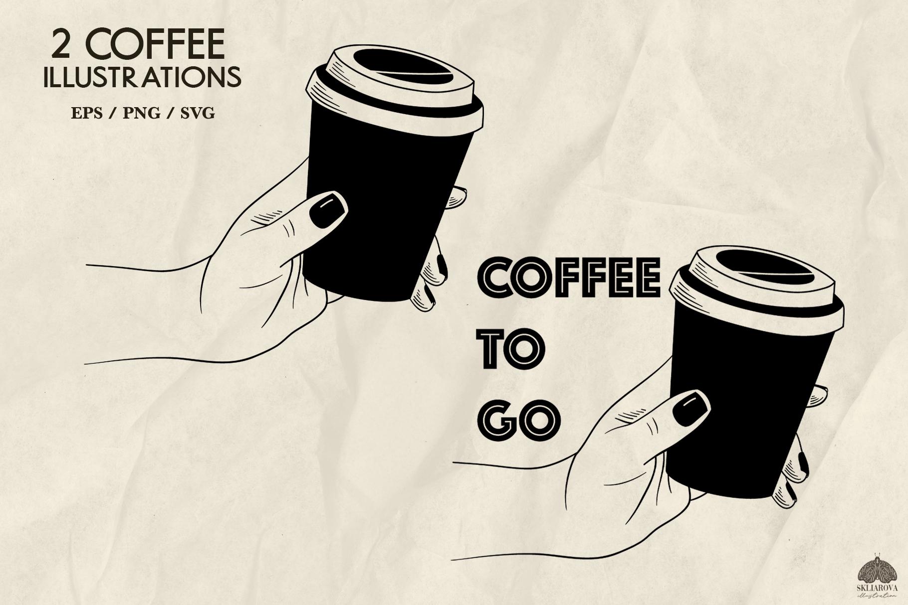 Coffee SVG Coffee Cup Svg Coffee to Go Sign Svg Hand With Coffee Mug ...