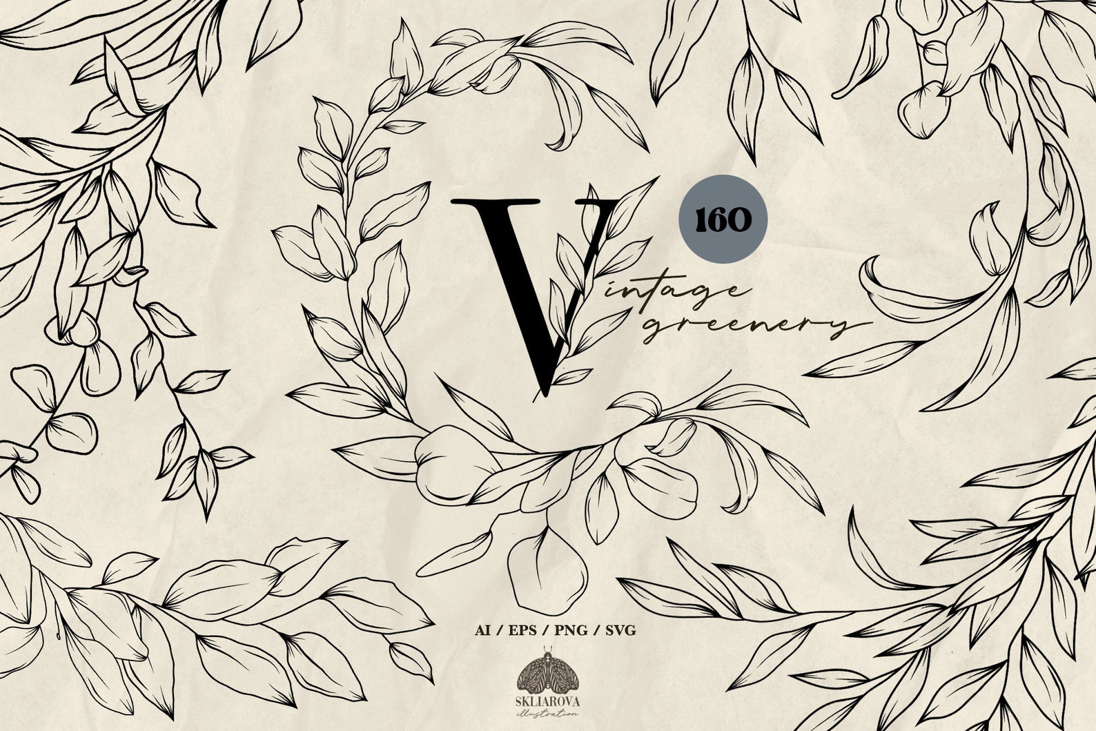 Greenery Svg Bundle Floral Fine Line Art Svg Aesthetic Svg Floral ...