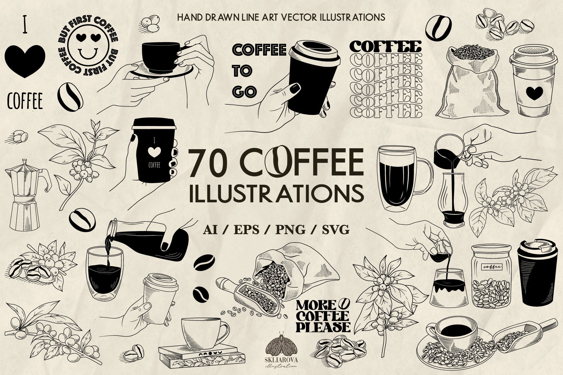 Coffee SVG Bundle Coffee Sign Coffee Mug Svg Barista Svg Coffee Beans ...