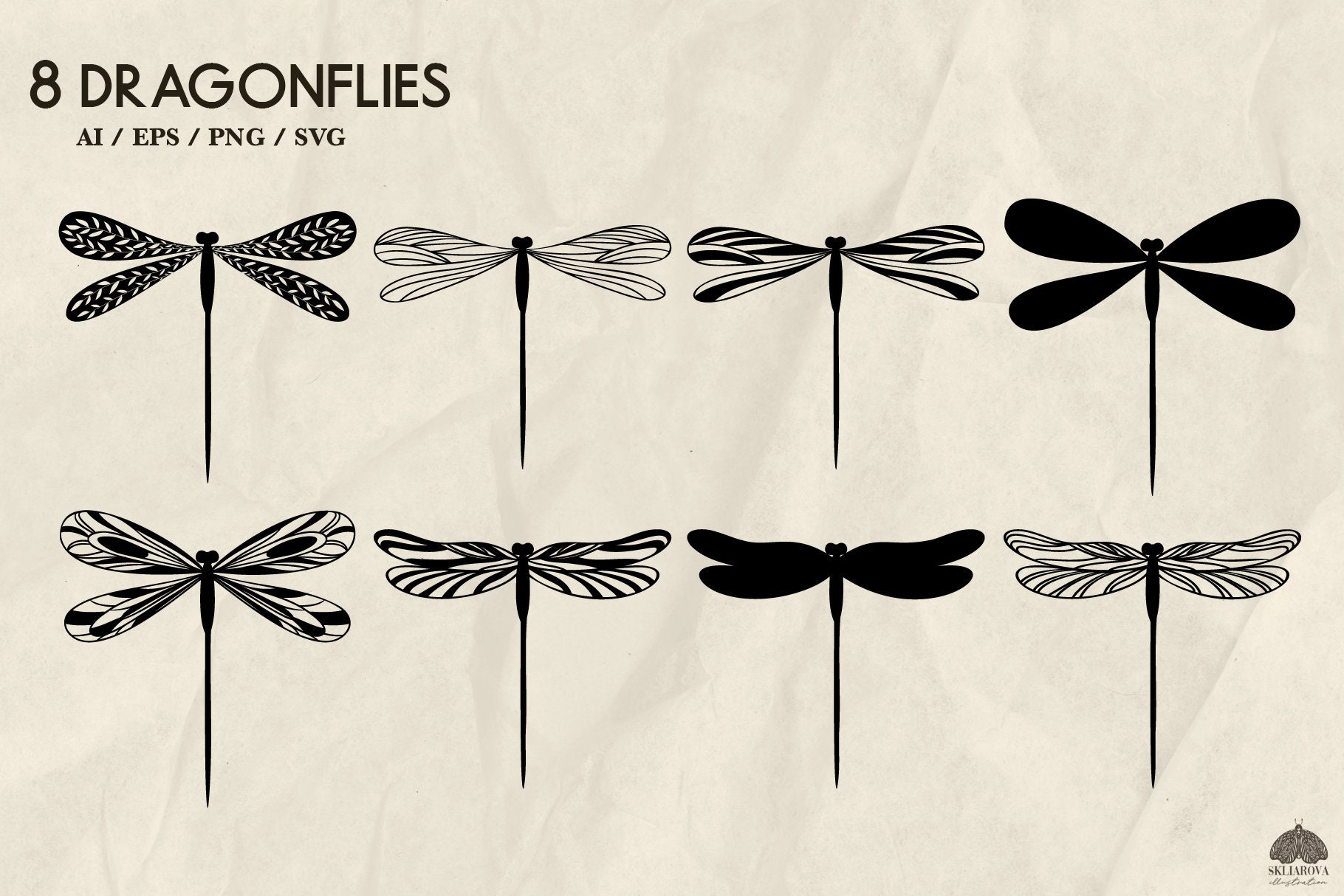Dragonfly Svg Bundle Insect Svg Dragonfly Vector Dragonflies Svg Dragonfly Png Dragonfly Files ...