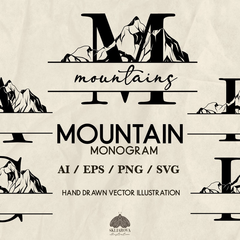 Mountain Wedding Svg - Etsy