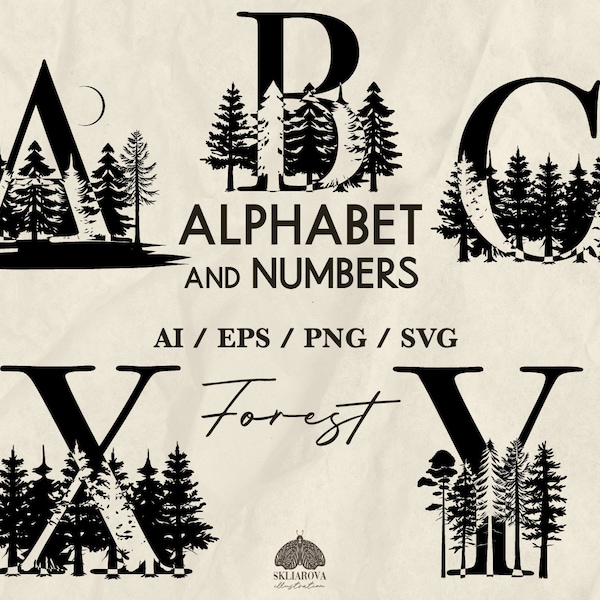 Nature Letters - Etsy