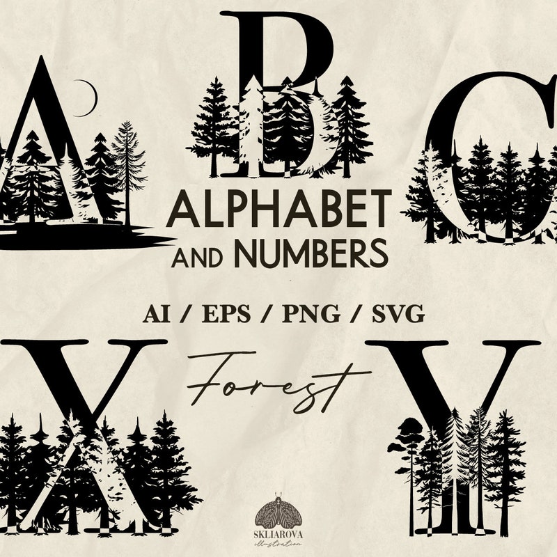 Nature Letters - Etsy