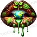 Earth Day Dripping Lips PNG, Eco-friendly Lips PNG, Save the Planet ...