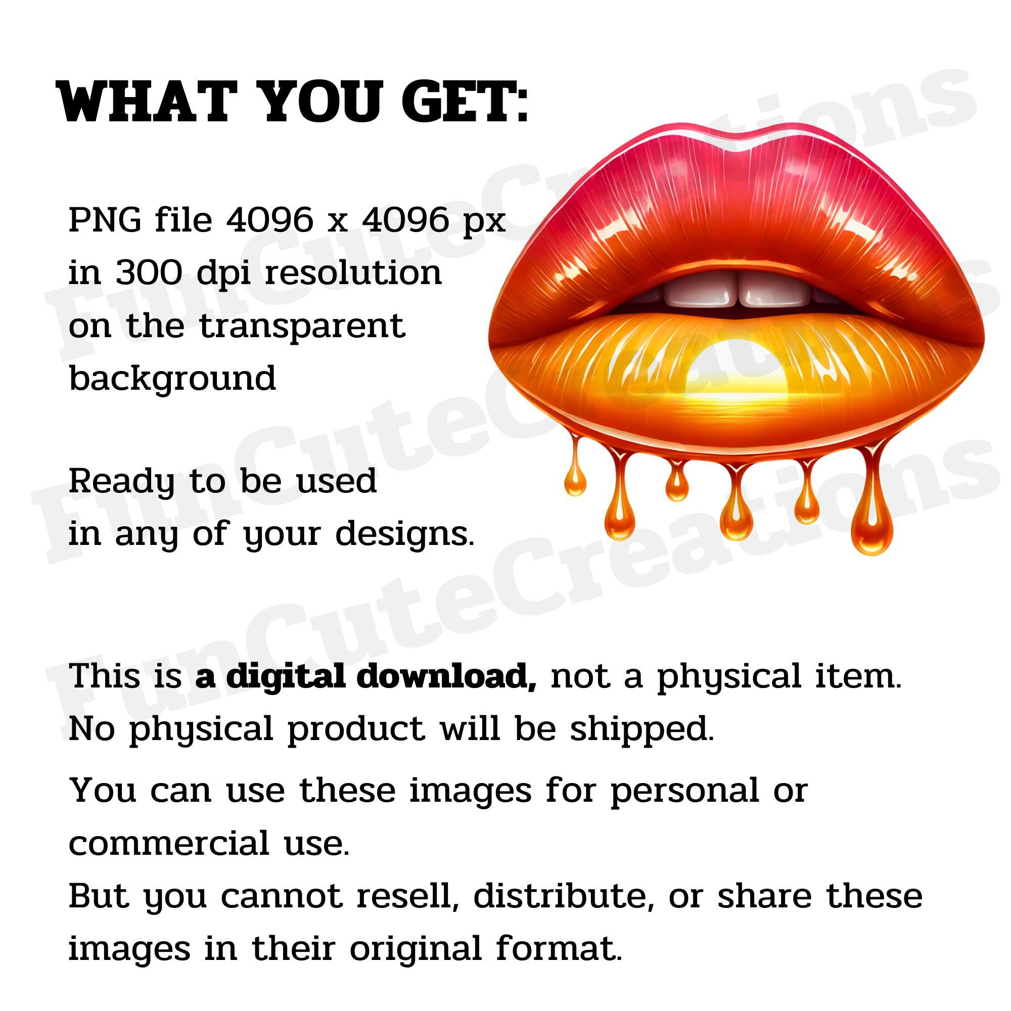 Dripping Lips With Rising Sun PNG, Rising Sun Lips Clipart, Nature Lips ...