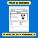 Kindergarten Reading Comprehension - All About My Body, Printable ...