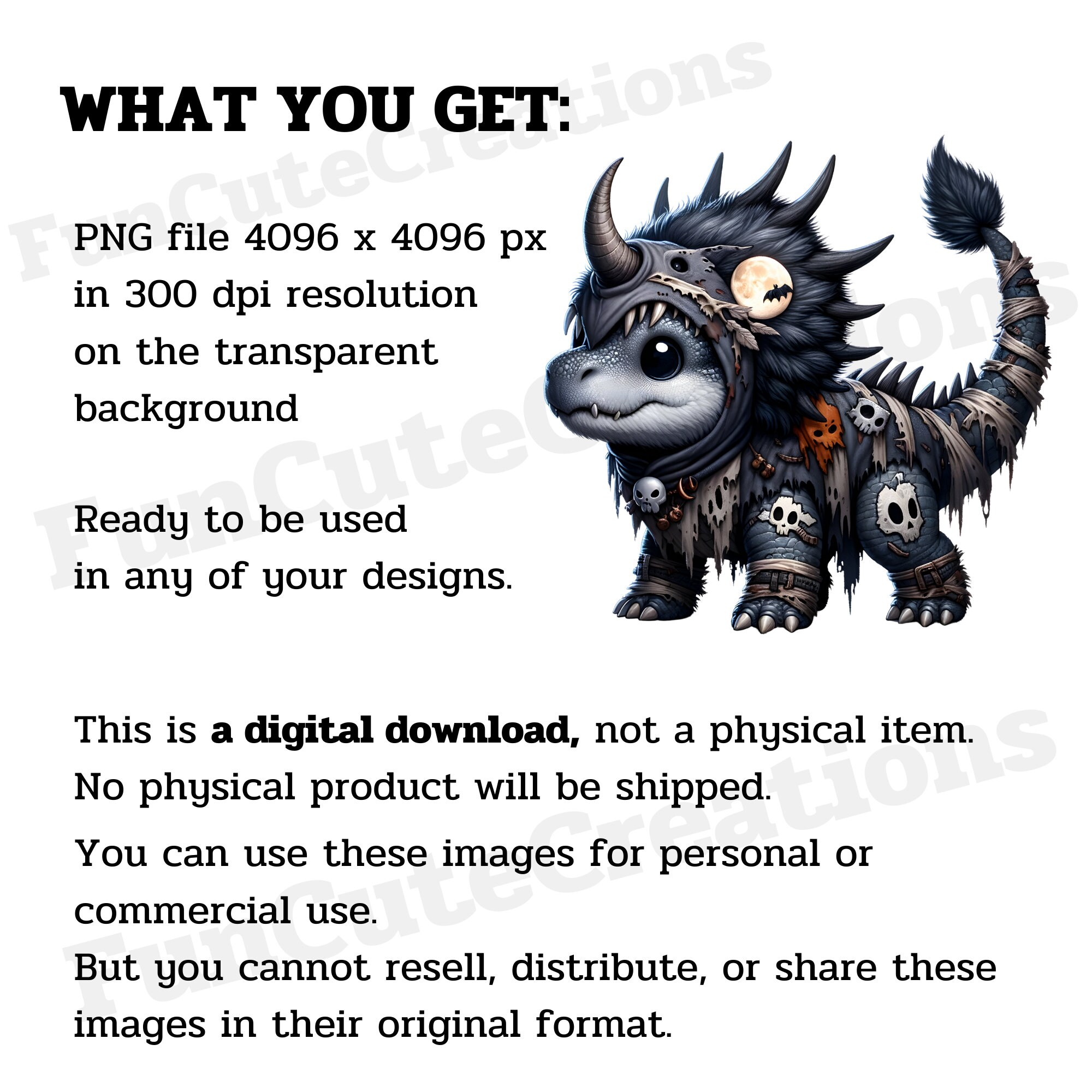 Halloween Dinosaurs Clipart, Dinosaur Clipart, Halloween Party Decor ...