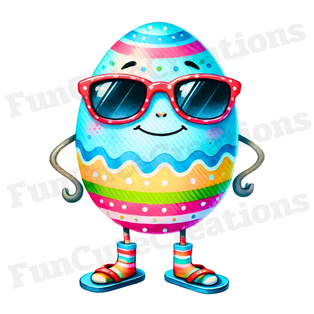 Quirky Easter Egg PNG, Cool Easter Egg PNG, Funny Easter Egg PNG, Happy ...